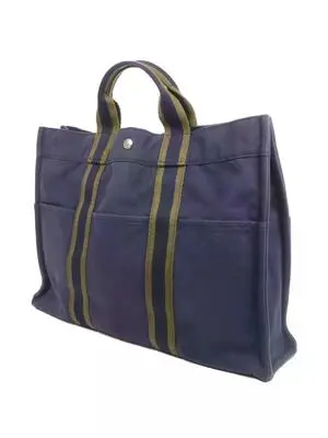 Hermès Herline Canvas Tote Bag