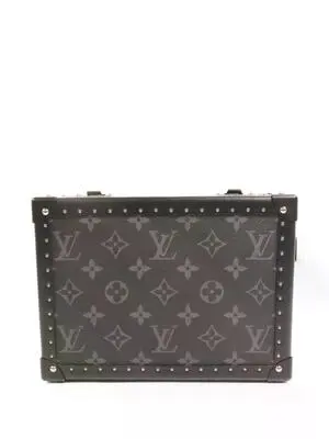LOUIS VUITTON Monogram Eclipse Clutch Bag