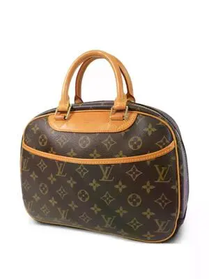 LOUIS VUITTON Monogram Trouville Tote Bag - Brown