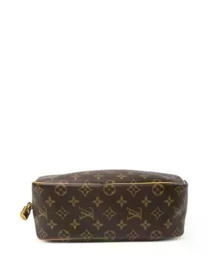 LOUIS VUITTON Monogram Trouville Tote Bag - Brown