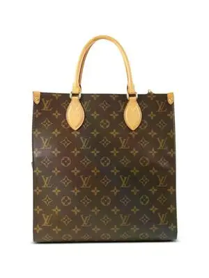 LOUIS VUITTON Monogram Sac Plat Pm Tote Bag