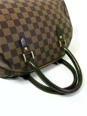 LOUIS VUITTON Mm Ribera Damier Ebene Canvas Tote Bag