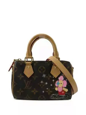 LOUIS VUITTON Monogram Nano Speedy Tote Bag