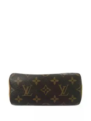 LOUIS VUITTON Monogram Nano Speedy Tote Bag