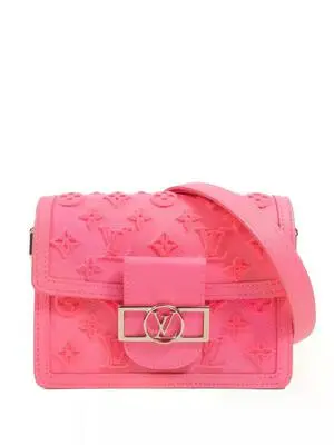 LOUIS VUITTON Mini Dauphine Tufted Shoulder Bag