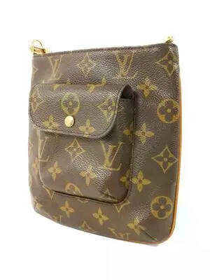 LOUIS VUITTON Monogram Partition Clutch Bag