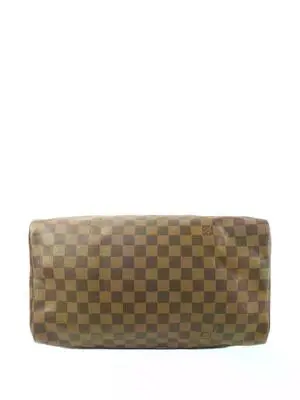 LOUIS VUITTON Damier Ebene Speedy 35 Handbag