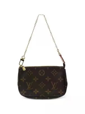 LOUIS VUITTON Mini Pochette Accessoires Handbag - Brown