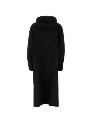 Y’s Hooded Drawstring Coat - Black