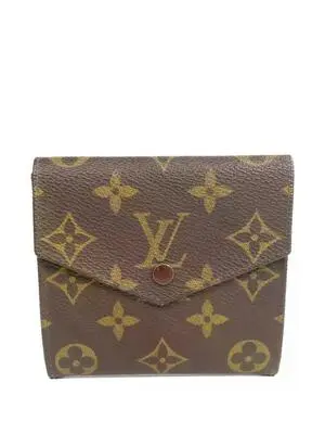 LOUIS VUITTON Monogram Porte Monnaie Carte Credit Wallet - Brown