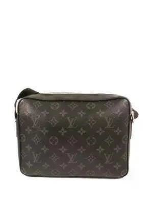 LOUIS VUITTON Monogram Eclipse Taiga Leather Messenger Bag