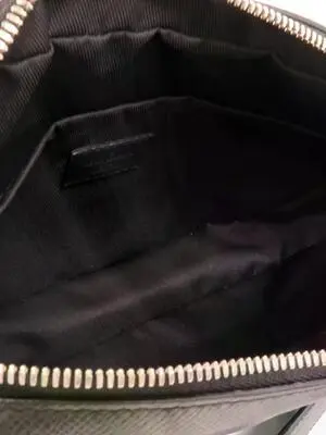 LOUIS VUITTON Monogram Eclipse Taiga Leather Messenger Bag