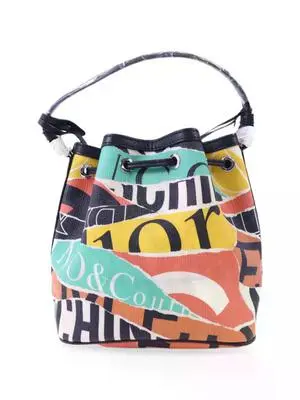 Moschino Print Bucket Bag