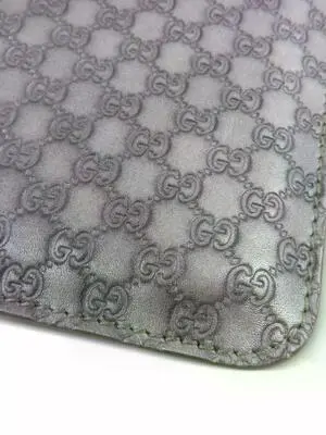 Gucci Gg Microguccissima Ipad Case - Grey
