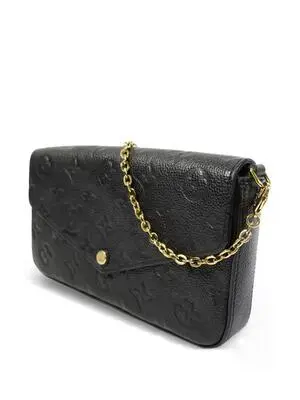 LOUIS VUITTON Félicie Pochette Bag - Black
