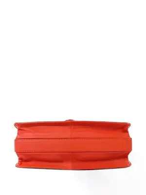 Bottega Veneta Intrecciato Leather Shoulder Bag - Orange