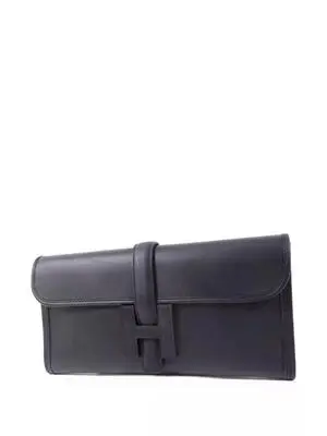 Hermès Jige Calfskin Clutch Bag