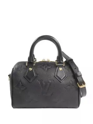 LOUIS VUITTON Speedy 20 Bandoulière Tote Bag - Black