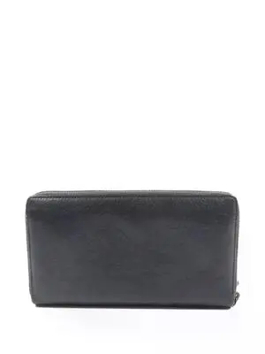 Balenciaga Stud-embellished Leather Wallet