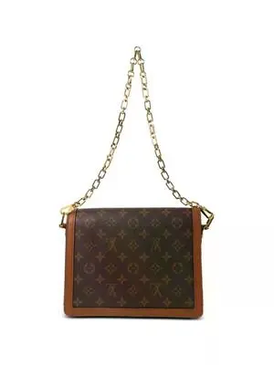 LOUIS VUITTON Dauphine Mm Monogram Reverse Shoulder Bag