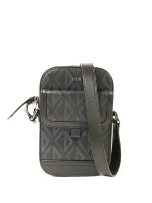 Dior Monogram Messenger Bag - Black