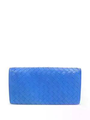Bottega Veneta Intrecciato Leather Long Wallet