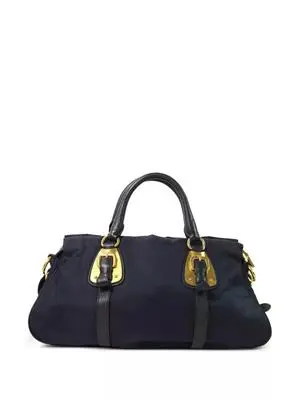 Prada Buckled-detail Tote Bag