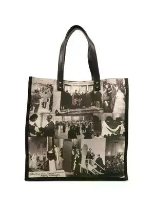 Dior Cruise 2025 Canvas Tote Bag - Black