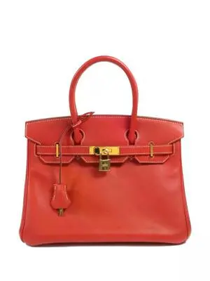 Hermès Birkin 30 Tote Bag - Red