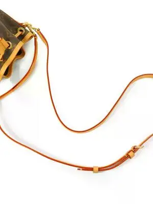 LOUIS VUITTON Nano Noe Monogram Canvas Bucket Bag