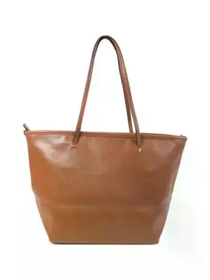 COACH VINTAGE Grained Leather Tote Bag - Brown