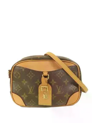 LOUIS VUITTON Monogram Deauville Mini Shoulder Bag - Brown