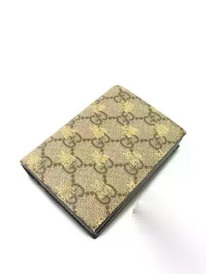 Gucci Gg Supreme Bees Folded Wallet