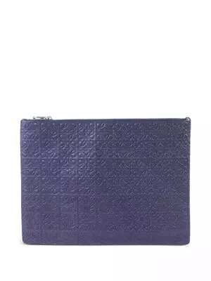 Loewe Anagram Embossed Clutch Bag