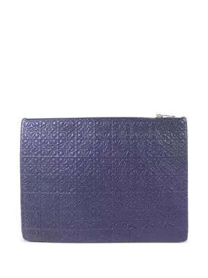 Loewe Anagram Embossed Clutch Bag