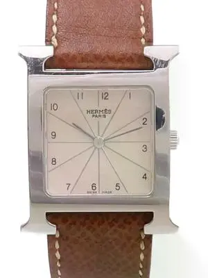 Hermès Square Case 26mm Stainless Steel Watch With Dial