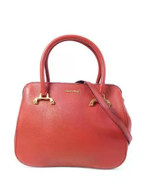 Miu Miu Two-way Shoulder Bag - Red