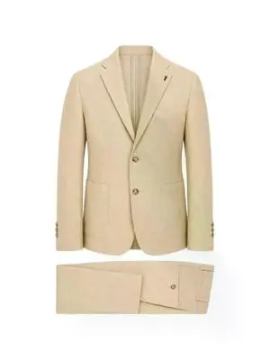 MULISH Single-breasted Notched-lapels Suit - Neutrals