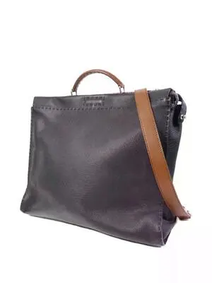 Fendi Peekaboo Leather Shoulder Bag
