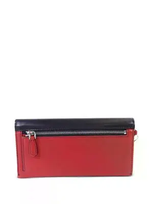 Prada Logo-embossed Leather Clutch Bag
