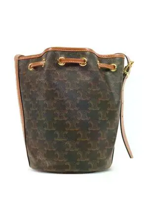 Celine Triomphe Canvas Shoulder Bag