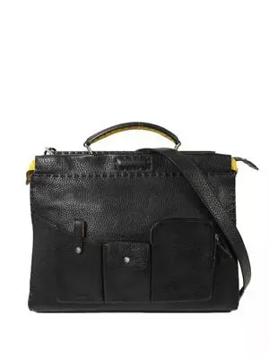 Fendi Peekaboo Utility Tote Bag - Black