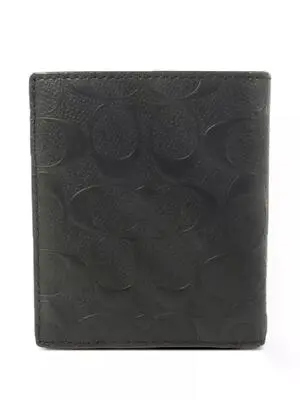 COACH VINTAGE Leather Bi-fold Wallet