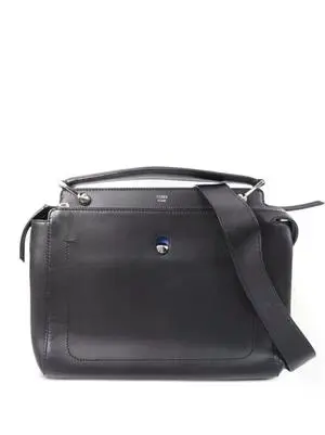 Fendi Dotcom Shoulder Bag - Black