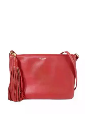 Saint Laurent Leather Crossbody Bag - Red