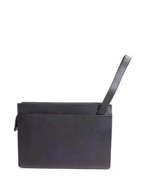 Bally Leather Clutch Bag - Black