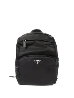 Prada Saffiano Leather Backpack - Black