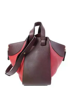 Loewe Hammock Two-way Calfskin Tote Bag - Red