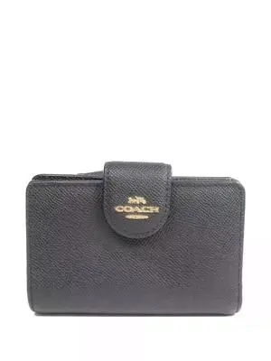 COACH VINTAGE Logo-plaque Wallet - Black