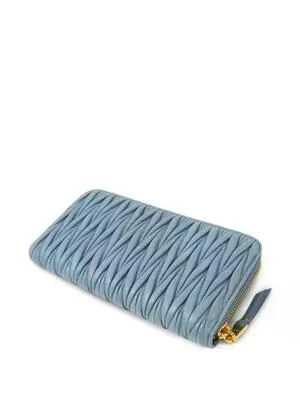 Miu Miu Matelassé Leather Wallet